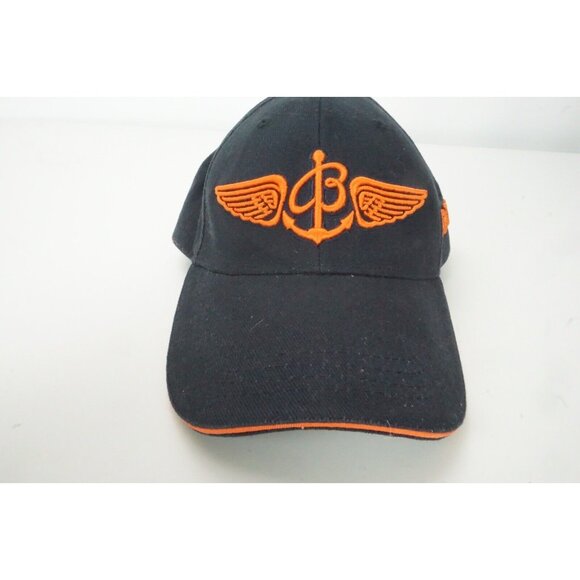 Breitling | Accessories | Breitling Navy Blue Orange Logo Text 0 Cotton ...